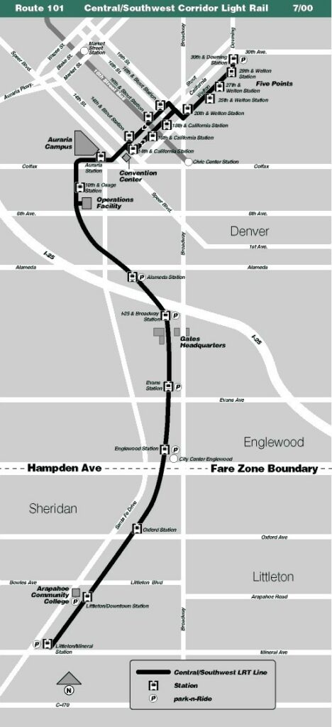 Map Vault - Greater Denver Transit