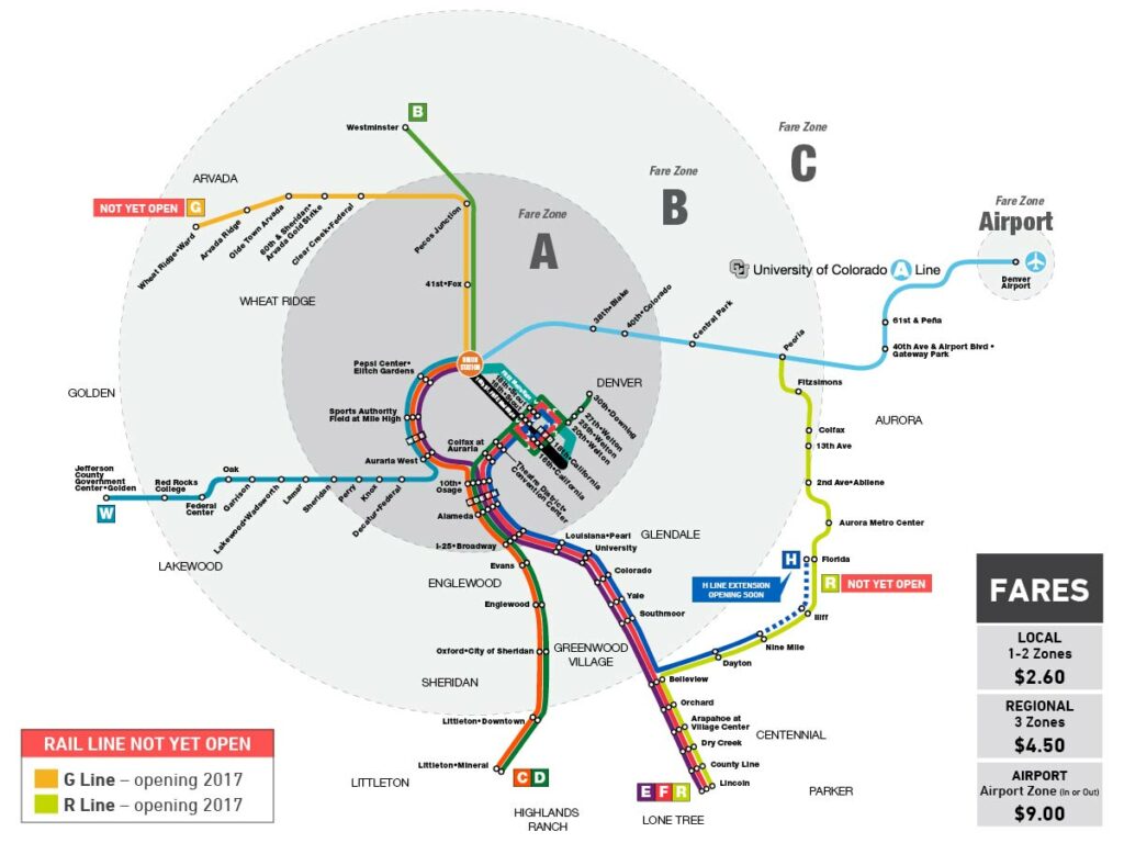 Map Vault - Greater Denver Transit