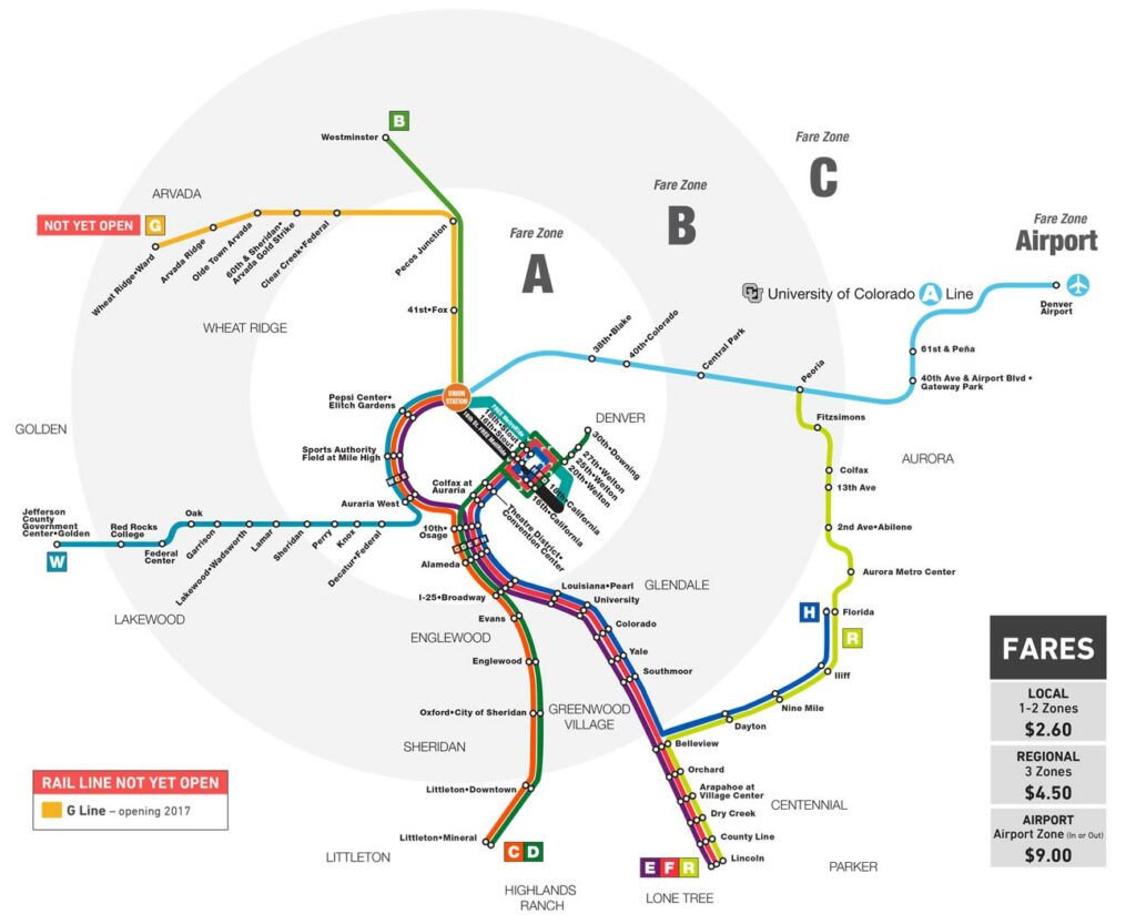 Map Vault - Greater Denver Transit