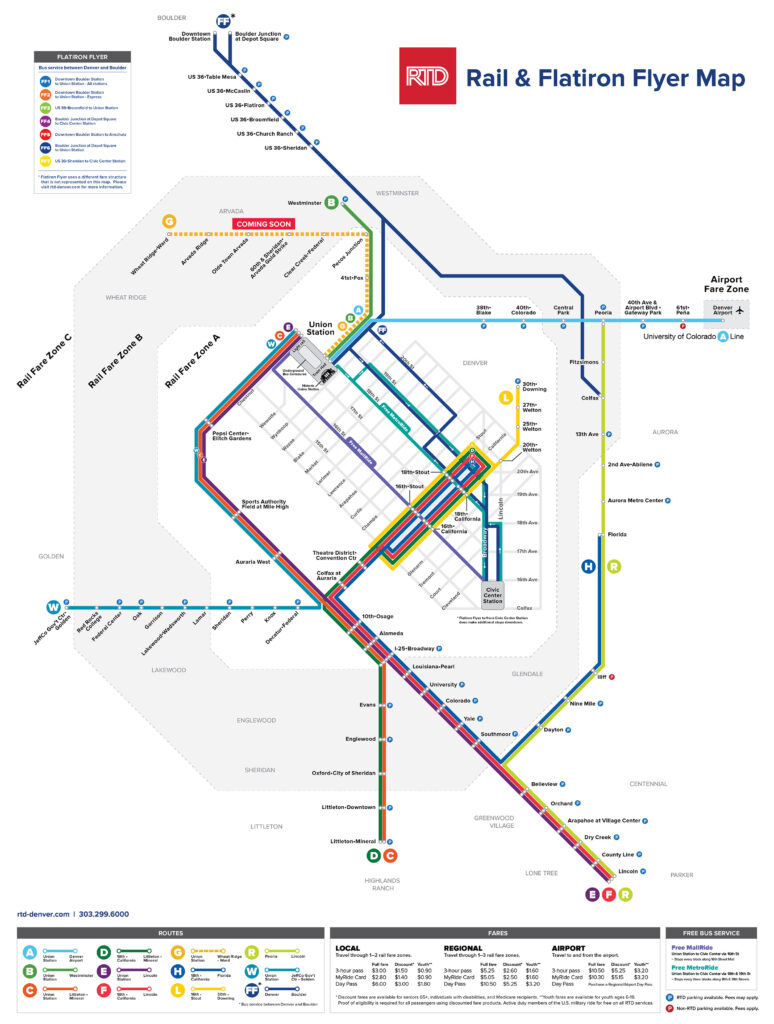 Map Vault - Greater Denver Transit