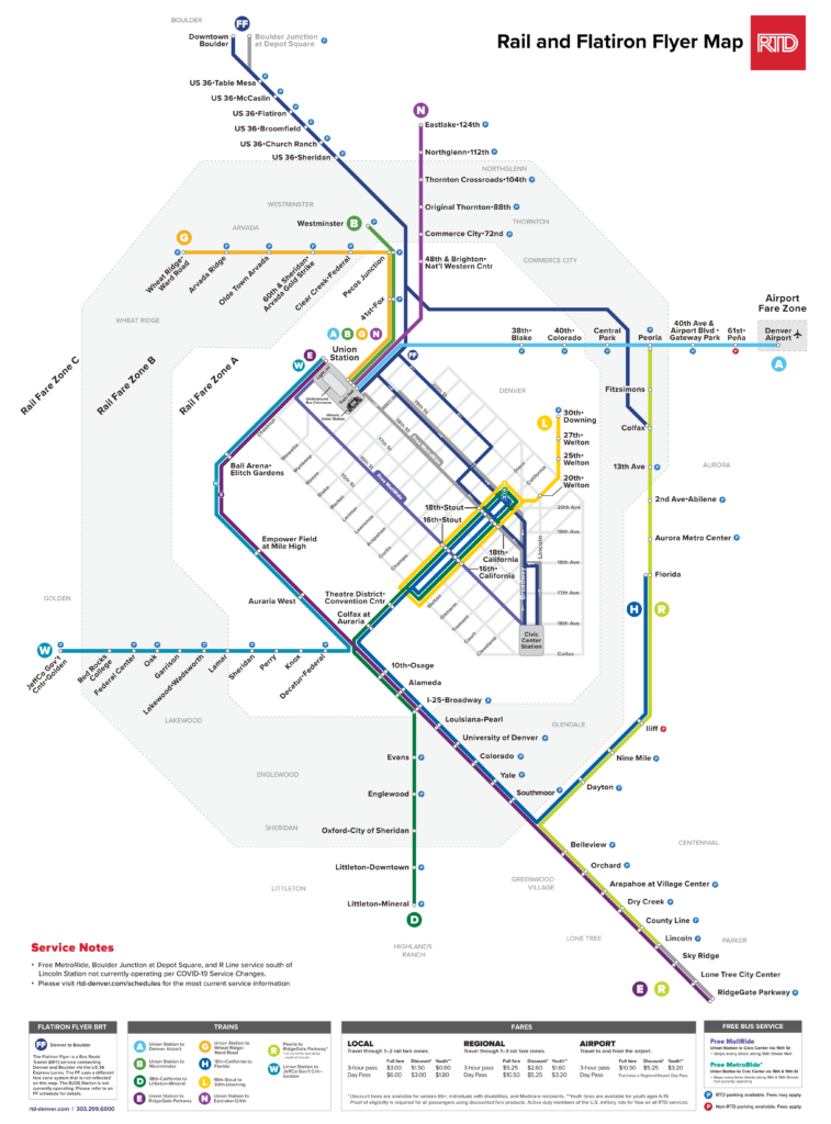 Map Vault - Greater Denver Transit