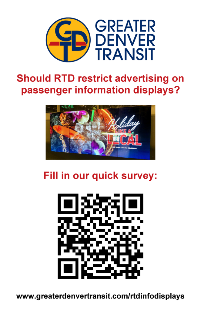 Posters and Signs - Greater Denver Transit