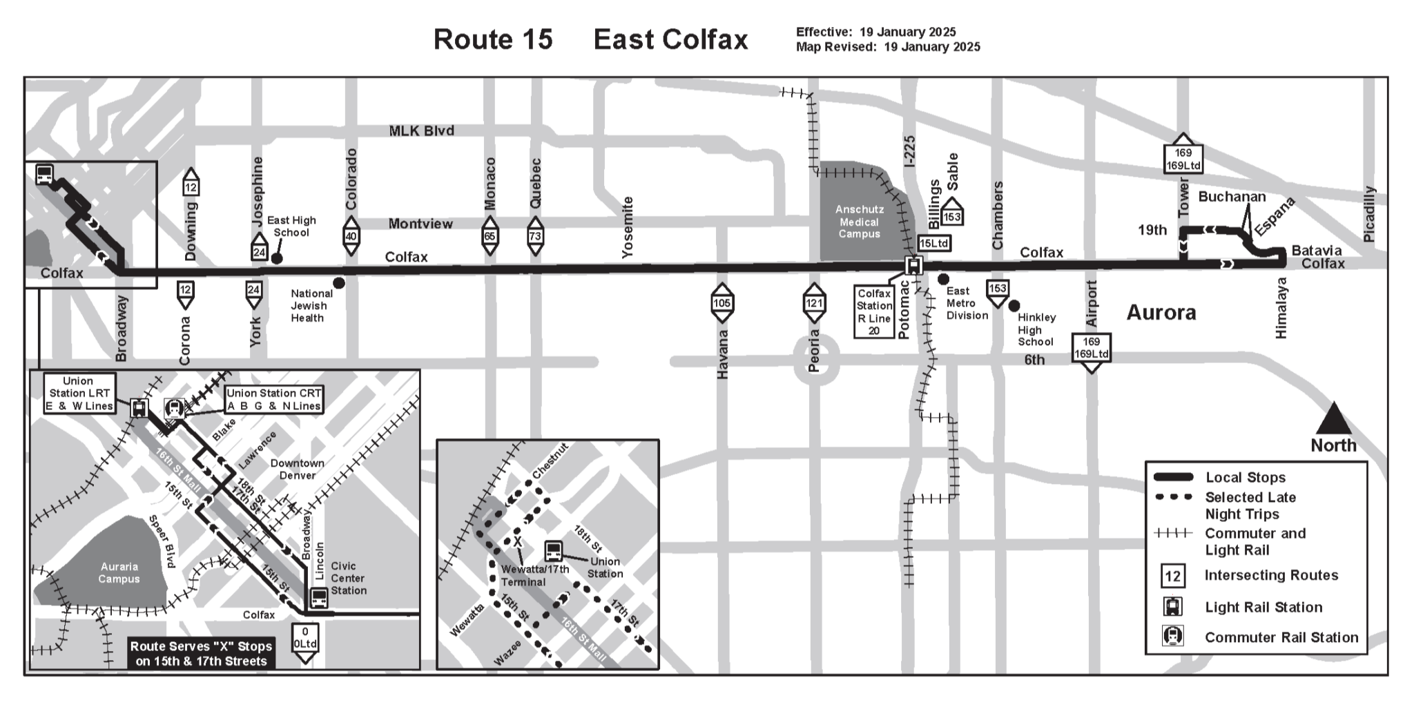Route 15 – East Colfax Avenue - Greater Denver Transit