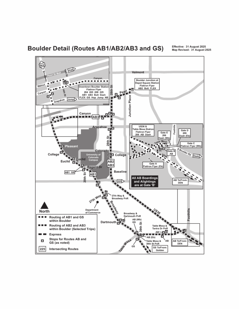 Route AB – Boulder / Denver Airport - Greater Denver Transit