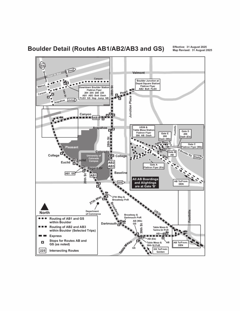 Route AB – Boulder / Denver Airport - Greater Denver Transit