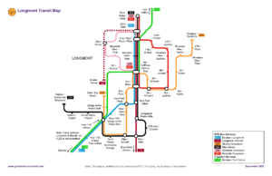 Longmont Transit Map - Greater Denver Transit
