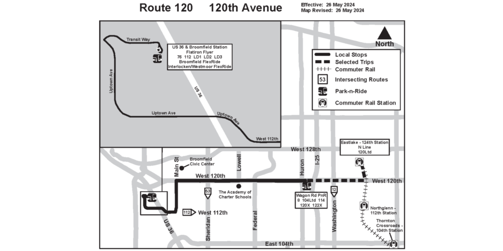 Route 120 – 120th Avenue Crosstown - Greater Denver Transit