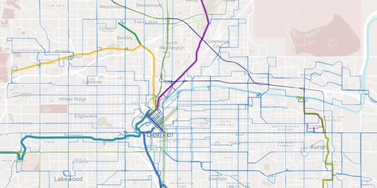 Rail Map - Greater Denver Transit