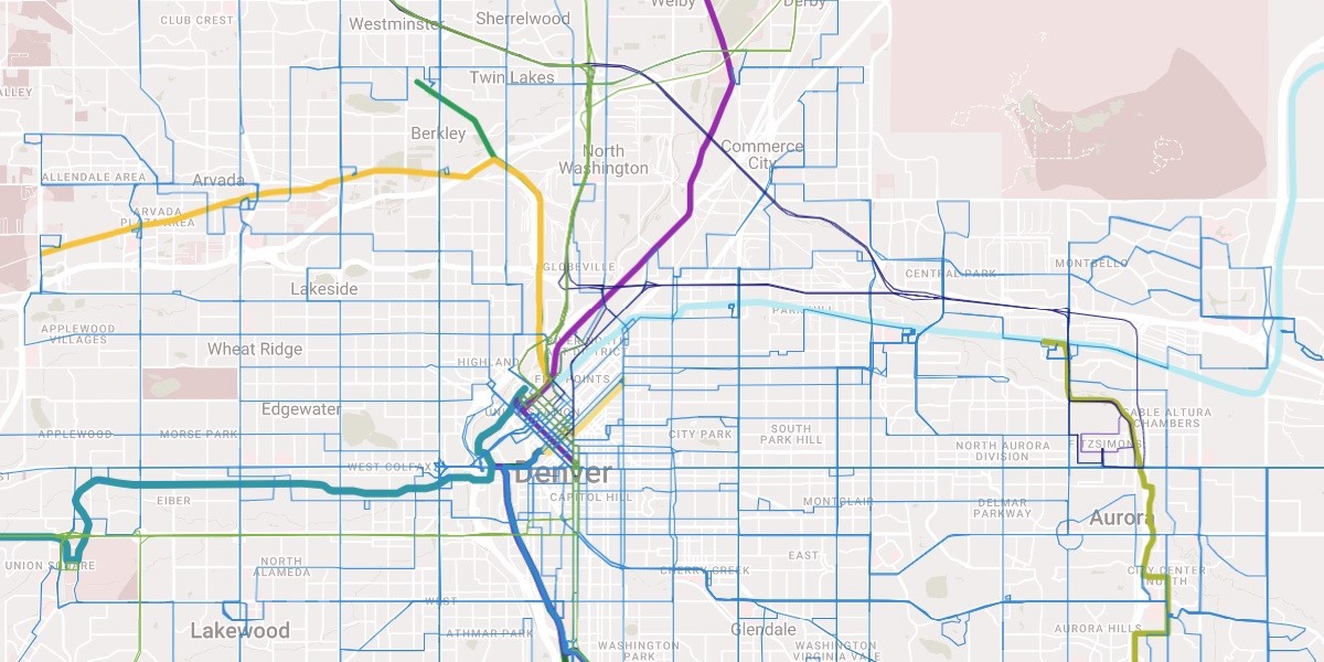 Maps Greater Denver Transit